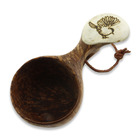 Pahantekijä Pellosta Moose Antler Kuksa, Curly, animals, 1 hole | Lamnia